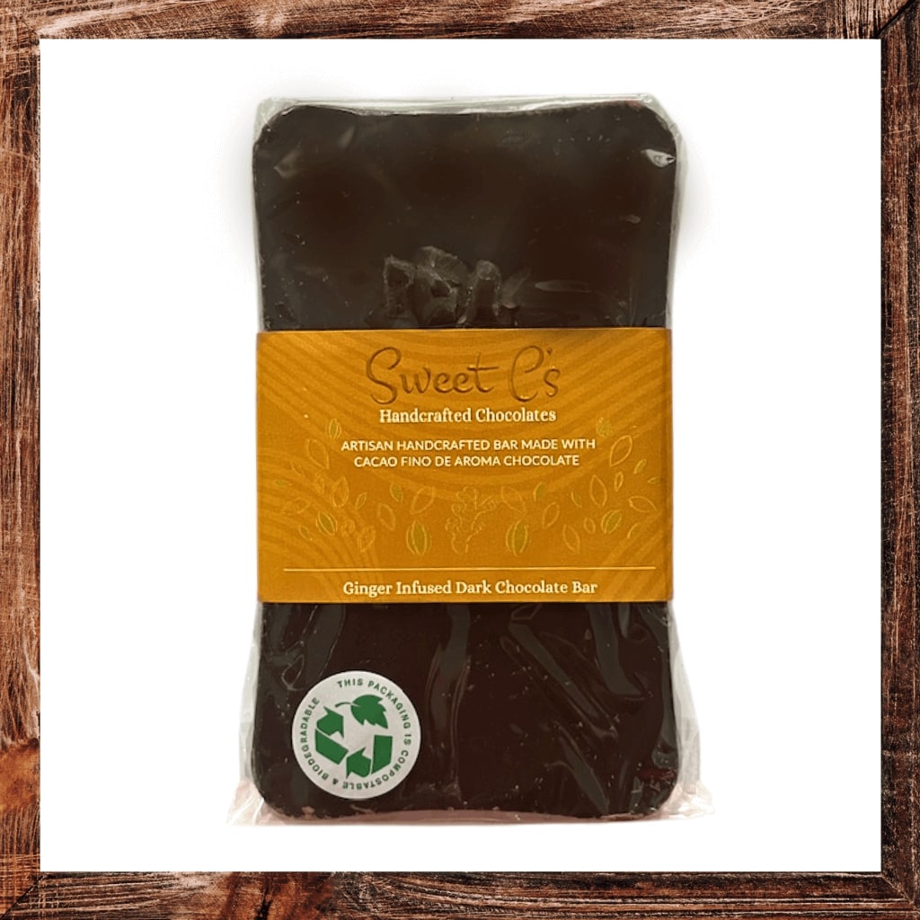 Ginger-Infused Dark Chocolate Bar | Sweet C's Chocolates UK – sweetc ...